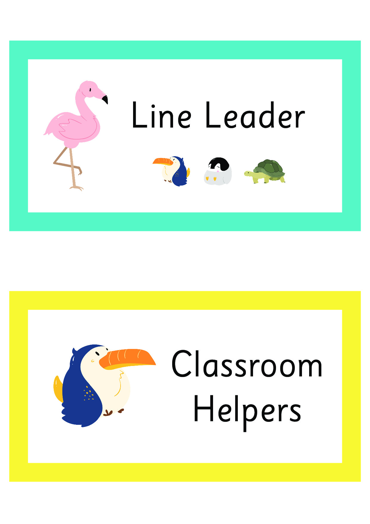 Line leader and Classroom helpers - kyltit | Sanasala Learning